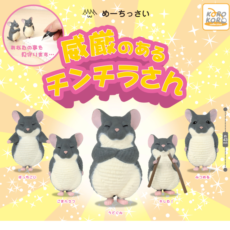『Vic toy』KOROKORO 扭蛋 轉蛋 有威嚴的龍貓 絨鼠 栗鼠 收藏公仔 めーちっさい 動物 趣味 單售 | 蝦皮購物