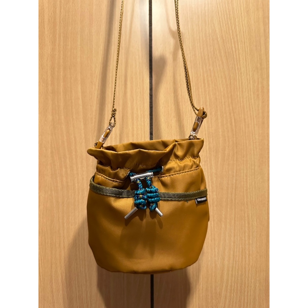 CONVERSE MINI BUCKET CROSSBODY BLACK 男女 側背包 水桶包 小包 | 蝦皮購物
