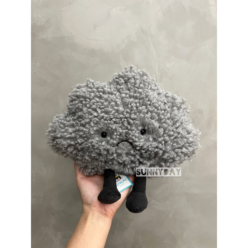 「現貨」Jellycat Amuseable Storm Cloud 烏雲 26cm | 蝦皮購物