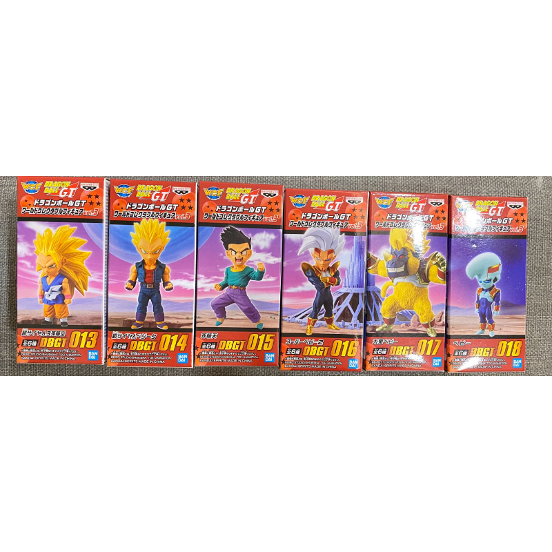 【999 玩具家】現貨 代理版 景品 七龍珠 GT WCF vol.3 全6入 貝比 大猿 悟空 達爾 | 蝦皮購物