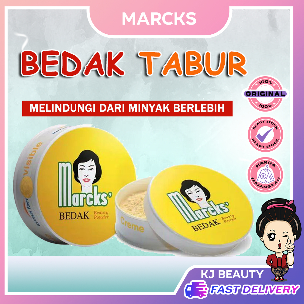 Marcks Bedak Tabur Mercks Teens Bedak Padat Loose Powder | 蝦皮購物