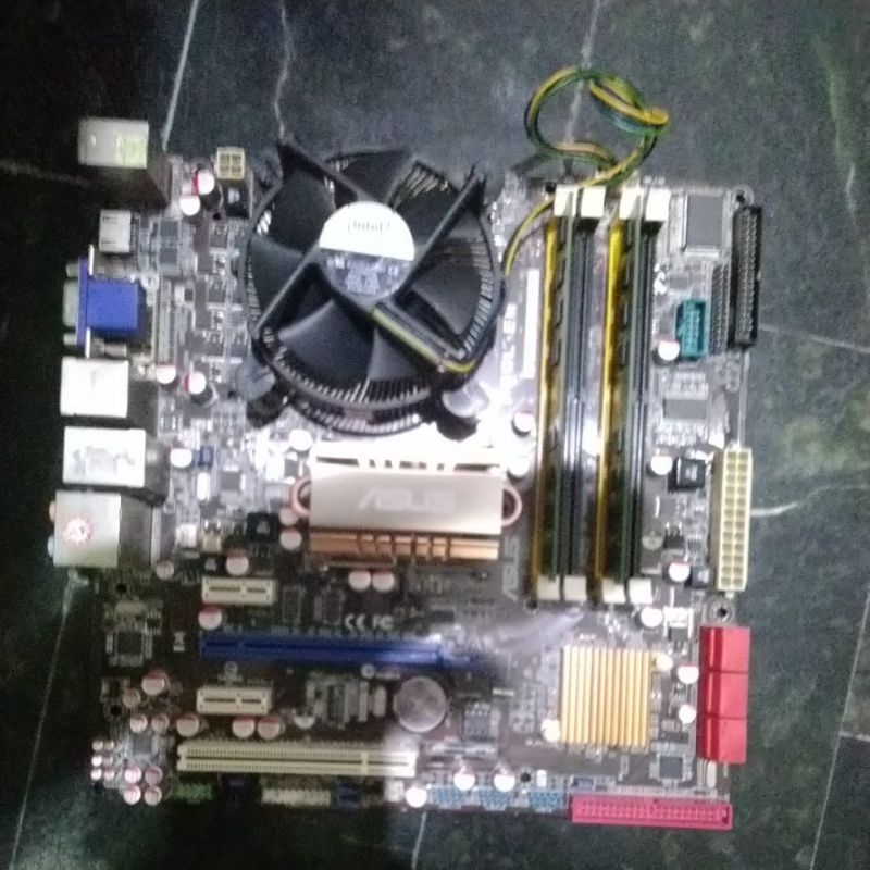 【半套電腦】775平台 ASUS P5QL-em 含 主機板、原廠扇、ram、CPU | 蝦皮購物