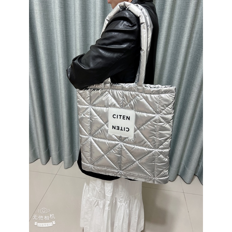 現貨 🇯🇵日本代購 CITEN質感超好絎縫包 空氣感 肩背包 旅行包 托特包 棉花糖包 tote bag | 蝦皮購物