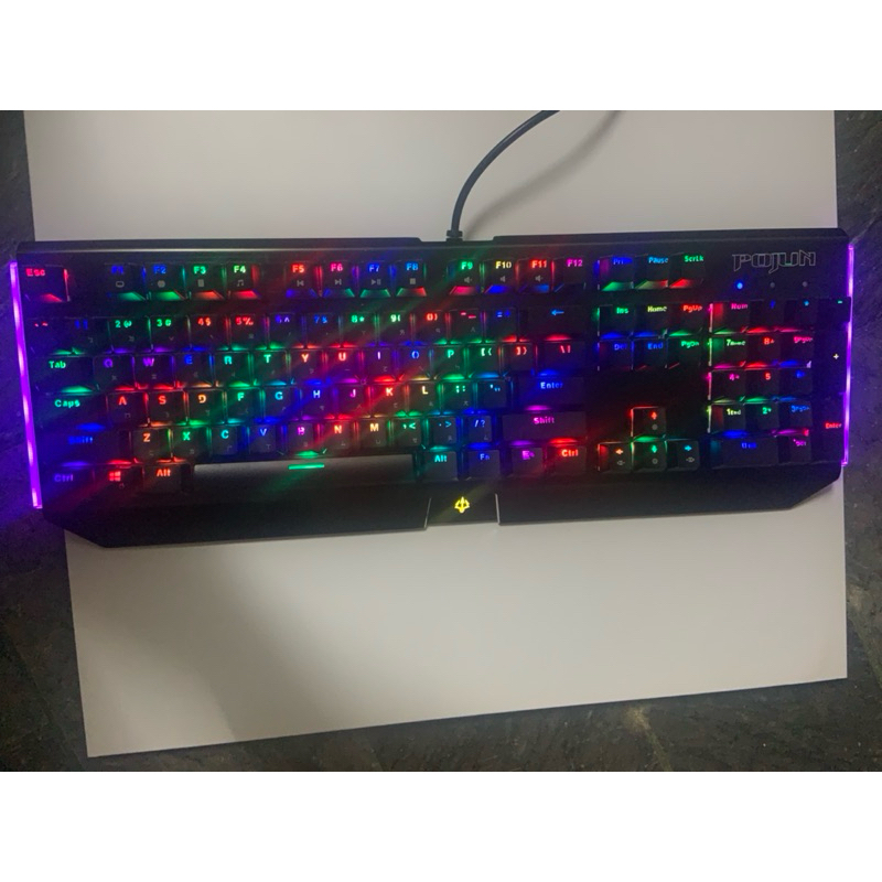 RGB機械鍵盤 pj01 【POJUN PJ01】機械鍵盤 青 | 蝦皮購物