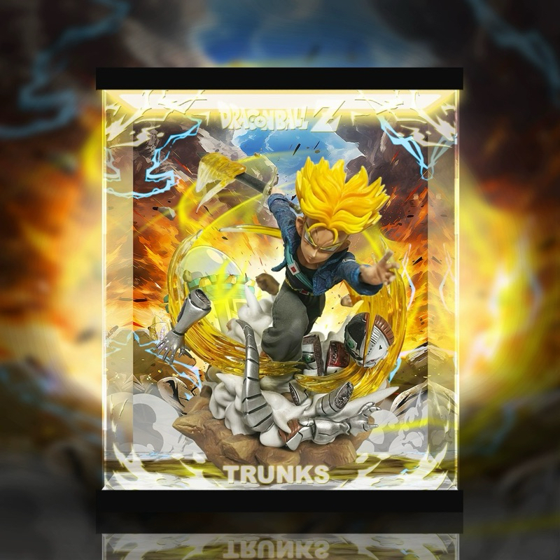 《Yao 挖寶趣》ZM stuudio 七龍珠 賽亞人爆發系列001- 特蘭克斯 WCF GK雕像 專用展示盒 | 蝦皮購物