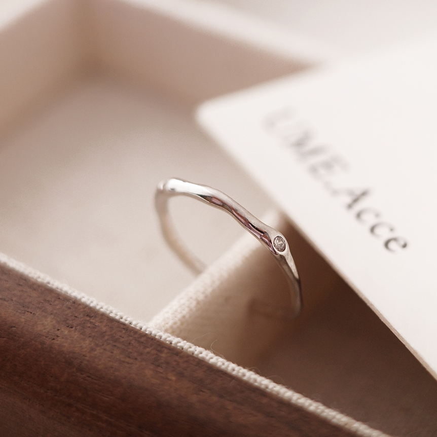 [全純銀.戒指] 伊利里亞之星【UME】洗手可戴 不退色戒指 S925純銀戒指 可調戒圍 | 蝦皮購物