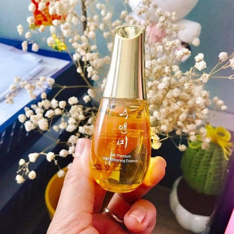 【SOO & MEE】韓國🇰🇷 祕帖 24K金箔高導精華 黃金安瓶 30ml | 蝦皮購物