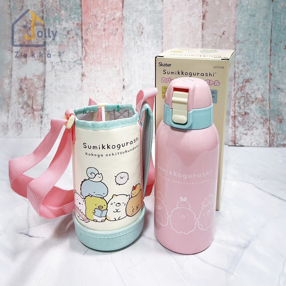 現貨在台 SKATER KSTCH6直飲式不鏽鋼保溫瓶-600ml-角落生物 兒童保溫杯 彈蓋水壺 | 蝦皮購物