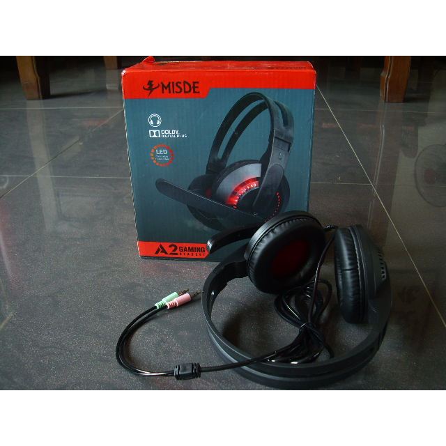 A2 gaming headset 專業頭戴式麥克風立體聲耳機 | 蝦皮購物
