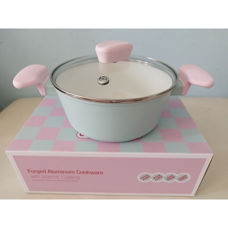 【NEOFLAM】 Bubble Gum系列 陶瓷塗層湯鍋20cm (含玻璃蓋) | 蝦皮購物