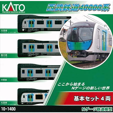 KATO N軌距 4000系 西武鐵道 10-1400 通勤電車 基本4輛 | 蝦皮購物