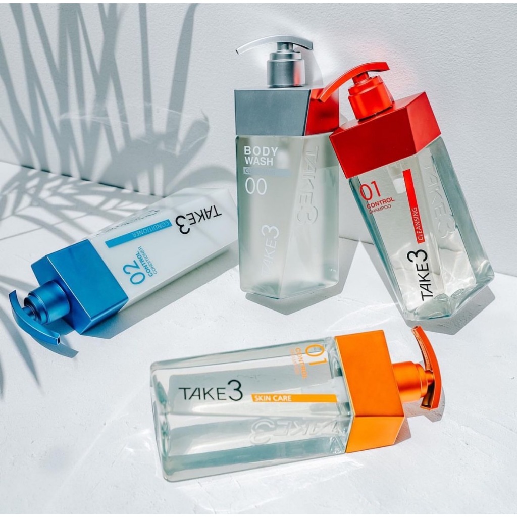 TAKE3｜頭皮控油清爽 乾性頭皮保濕系列 洗髮精 護髮乳 沐浴露400ml | 蝦皮購物