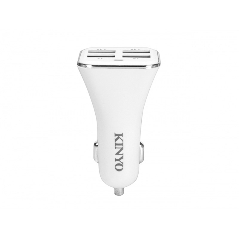 全新 出清 KINYO 4孔USB大電流車用充電器(CU-56) 點菸器 | 蝦皮購物