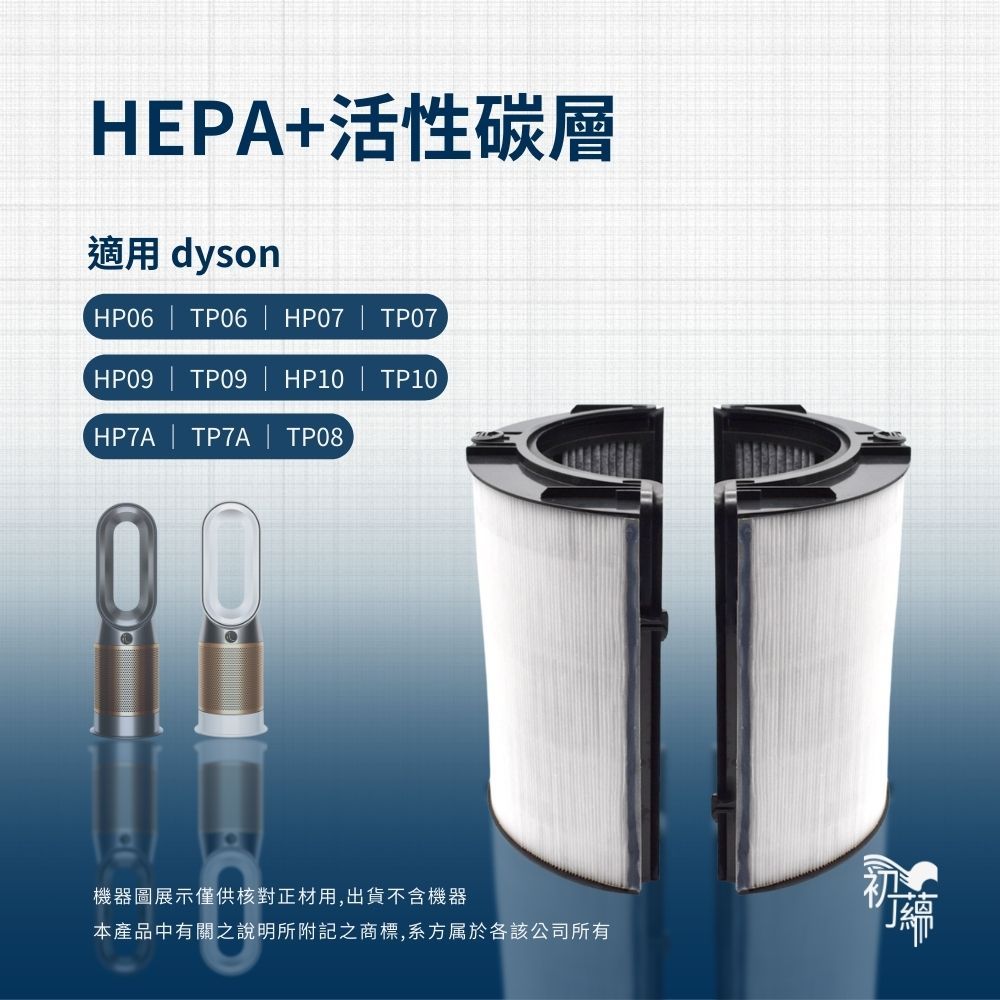 適用Dyson TP06 HP06 TP07 HP07 TP09 HP09 HP10 TP10 HEPA活性碳濾網 戴森 | 蝦皮購物