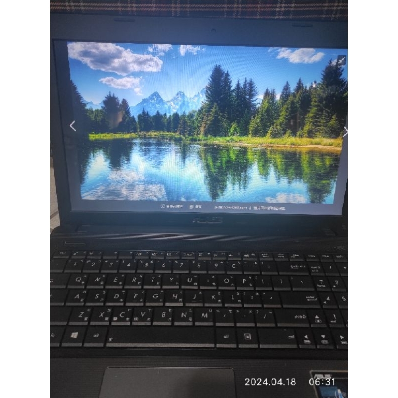 Asus x55c 15.6吋大螢幕，使用完全正常，1TB大I容量4g記憶體，品像極新，windows 10，隨便賣 | 蝦皮購物