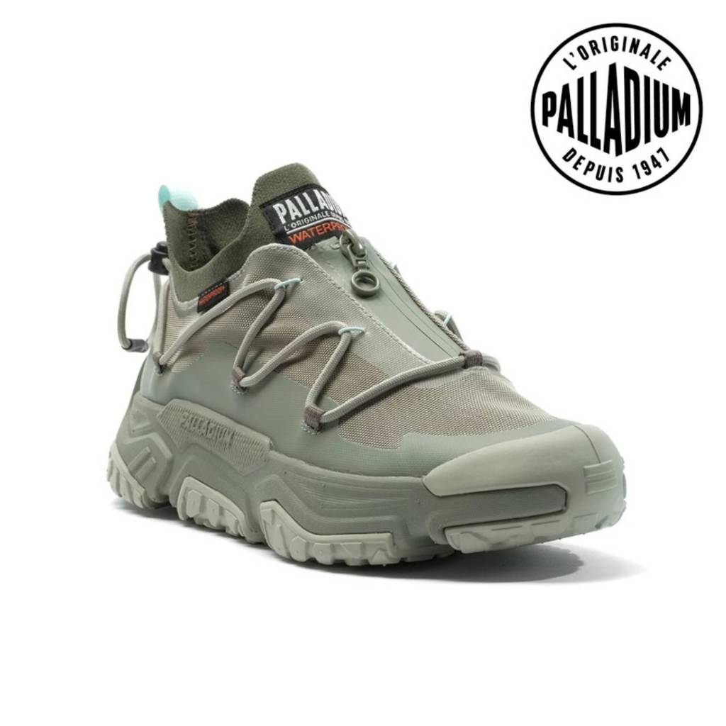 CBF 免運 PALLADIUM OFF GRID LO ZIP WP+ 低筒拉鍊防水輪胎潮鞋 灰綠 79112-339 | 蝦皮購物