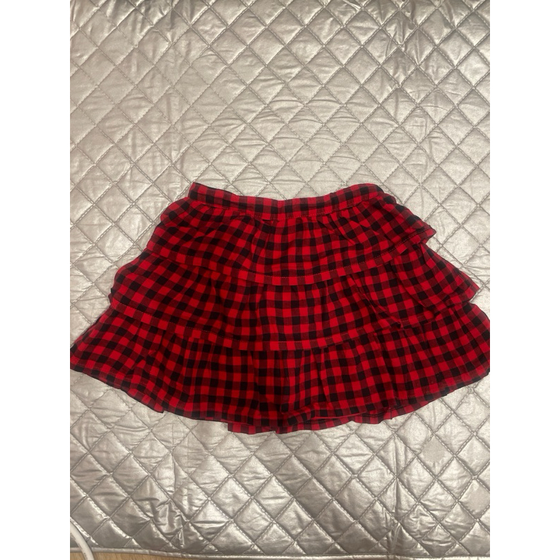 二手 GAP紅格子短裙3Y(100cm) | 蝦皮購物