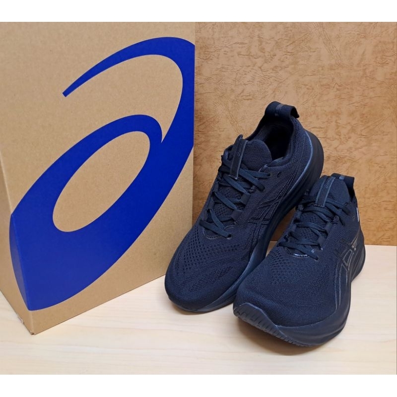 Pair 亞瑟士 ASICS GEL-NIMBUS 26 D寬楦 1012B602-002 全黑女慢跑鞋 PURE膠 | 蝦皮購物