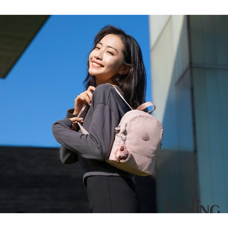 kipling IVES mini 後背包灰色 （近全新） | 蝦皮購物