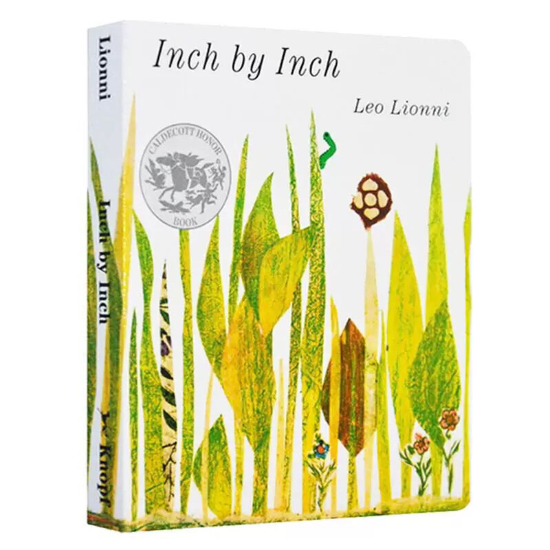 英文原版繪本Leo Lionni：Inch by Inch一寸蟲凱迪克銀獎紙板書撕不爛吳敏蘭推薦書單晚安故事書 | 蝦皮購物