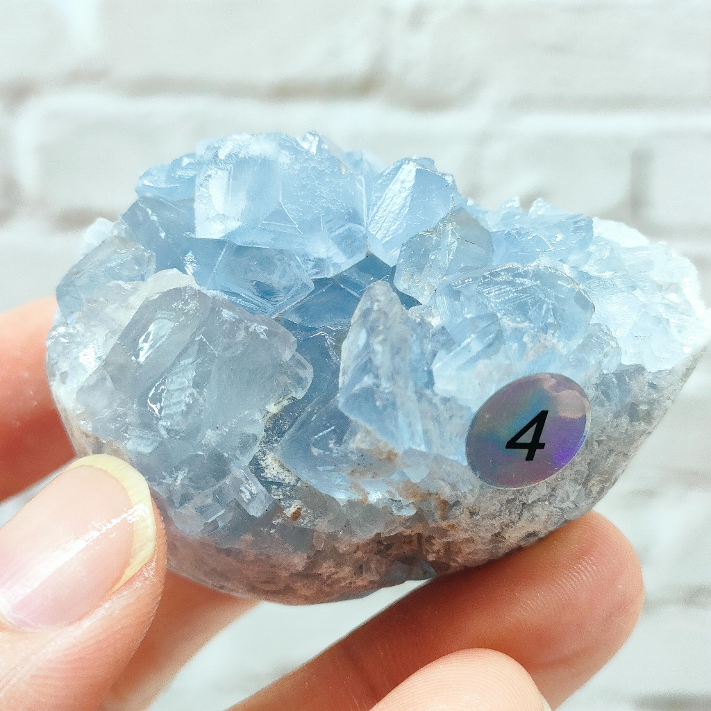 [硯嵐水晶 YL Crystal]天青石原礦(Celestine)原礦 溝通協調 內在平靜 平衡喉輪 情緒釋放 | 蝦皮購物