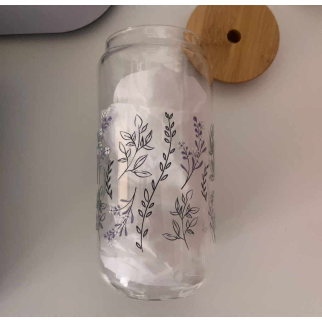 現貨｜16oz 480ml｜UV DTF｜樹枝系列｜四種顏色｜透明玻璃杯｜咖啡杯｜飲料杯｜鋁罐造型｜擺件｜背景 | 蝦皮購物