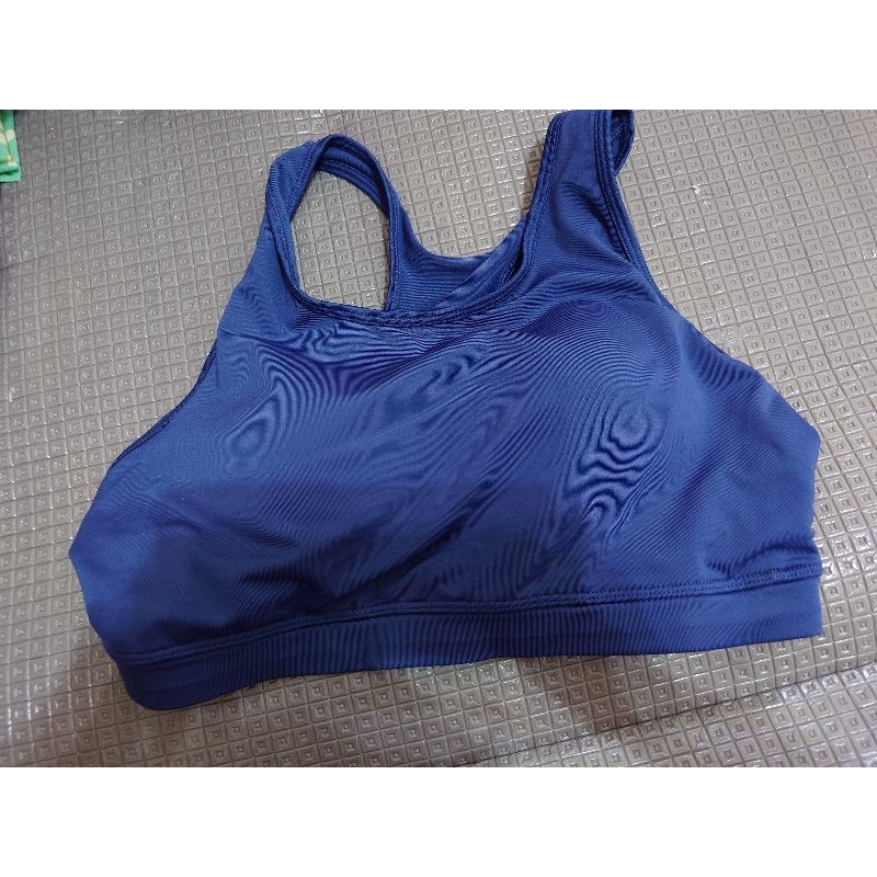 二手lativa運動內衣深藍色XL號 | 蝦皮購物