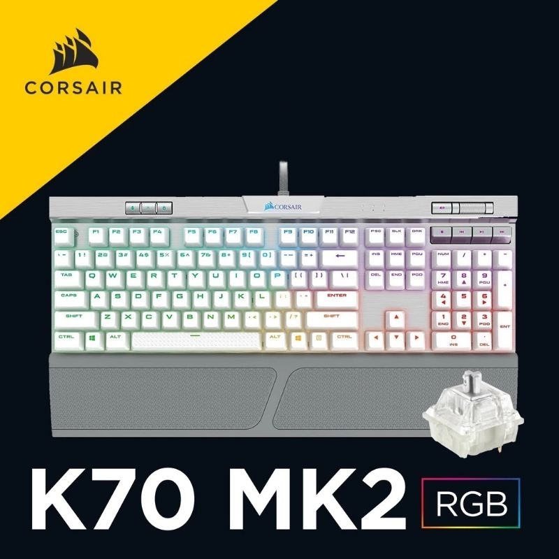 海盜船 CORSAIR K70 MK2 SE RGB 銀軸 機械式鍵盤 | 蝦皮購物