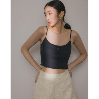 PAZZO MIT logo刺繡捲邊BRA TOP(佑妮聯名款) 厚墊 | 蝦皮購物