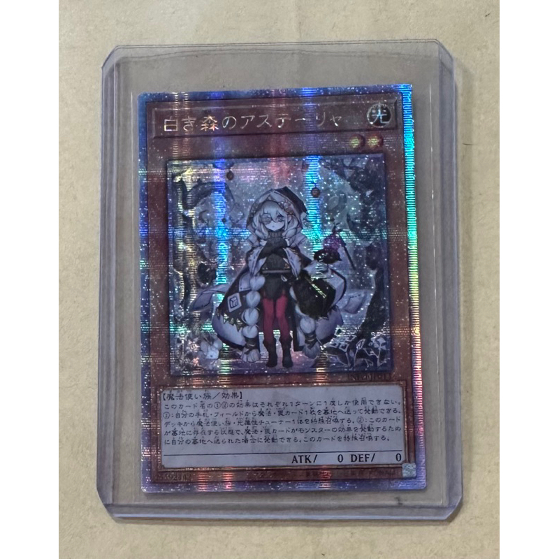 OCG 遊戲王 INFO-JP013金鑽 白之森 阿斯特莉 | 蝦皮購物