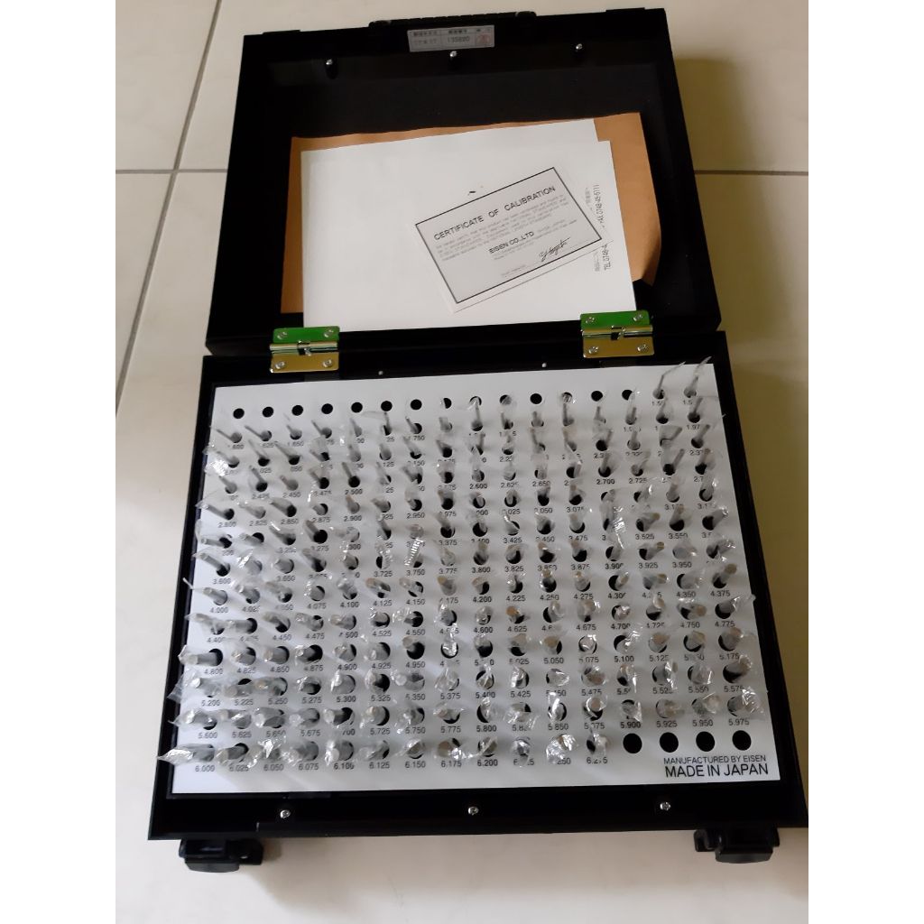 嘔爸賣賣賣--日製EISEN插梢規組1.550-6.275mm-190支 (EM-1),PIN GAUGE | 蝦皮購物