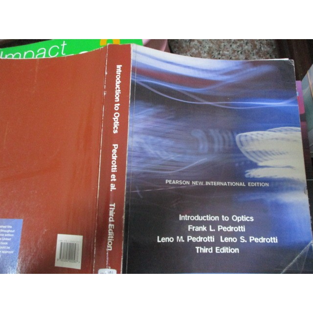 113/6東宜(9781292022567)Introduction to Optics 2014 有筆記與畫線 | 蝦皮購物