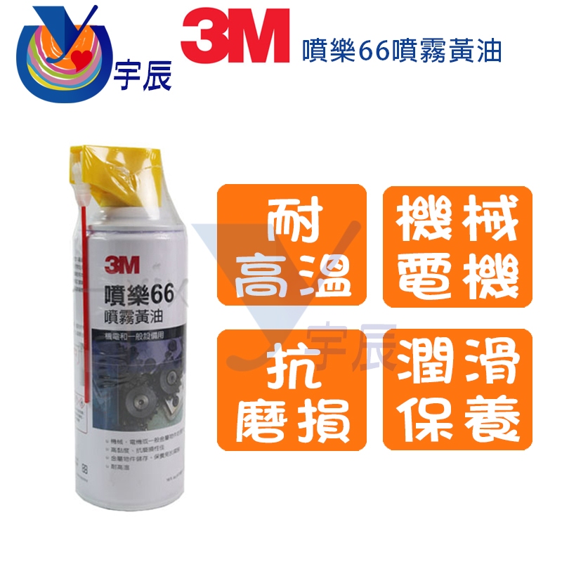 《現貨》 3M 噴樂66 噴霧式黃油 16oz 潤滑油 472ml 金屬保養油 防鏽 潤滑 高黏度 耐高溫 【宇辰】 | 蝦皮購物