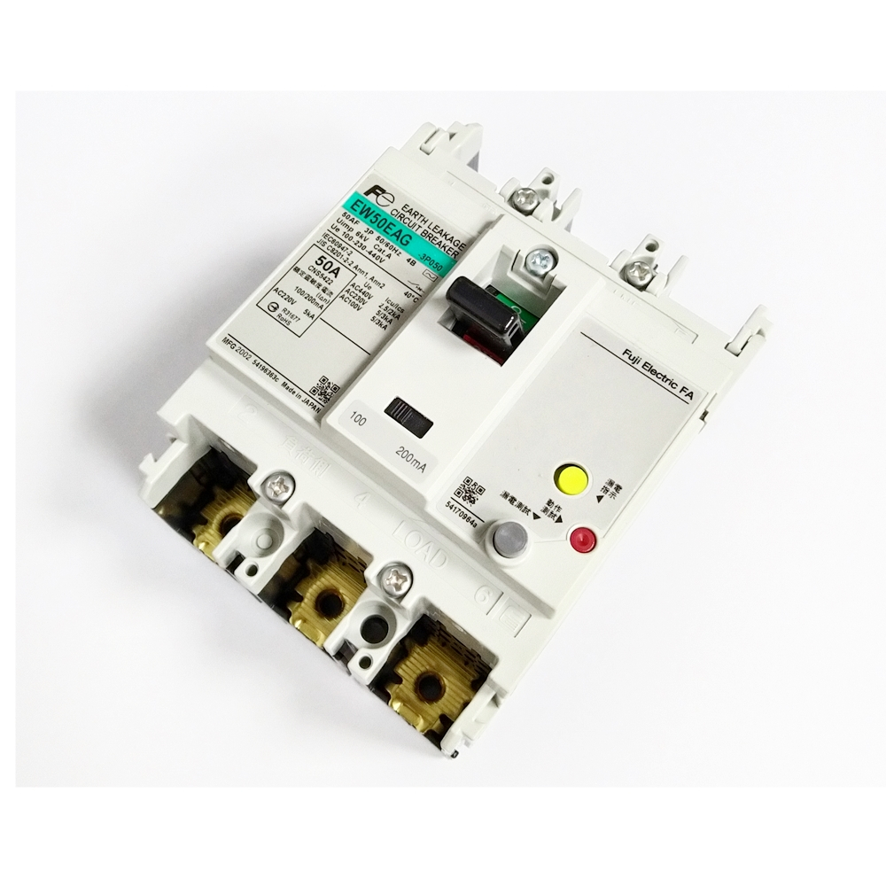 ⚡電世界⚡ 日本FUJI富士 漏電斷路器 EW50EAG 3P 50A 全新品 存放稍久 [704-23] | 蝦皮購物