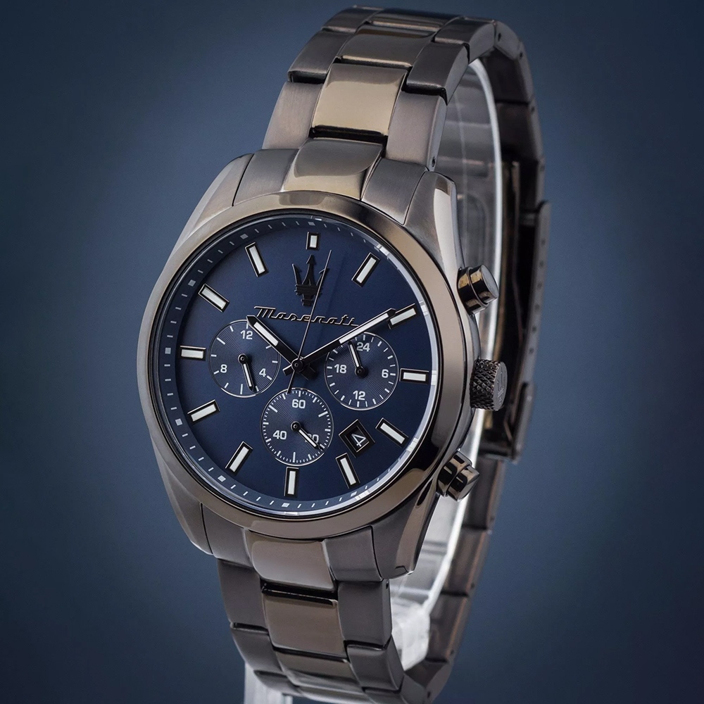 【WANgT】Maserati 瑪莎拉蒂 Attrazione極致吸引系列 R8853151012 三眼 SEIKO精工 | 蝦皮購物