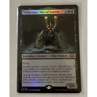 MTG 近代新篇3 MH3 Shilgengar, Sire of Famine 閃 英文版 | 蝦皮購物
