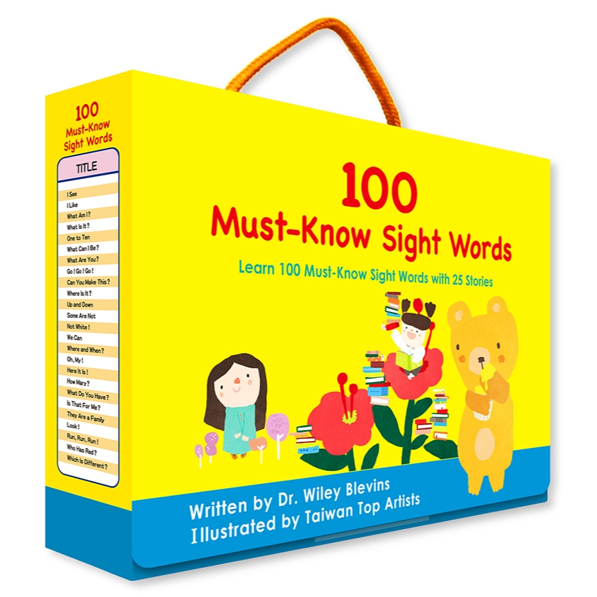 100 MUST-KNOW SIGHT WORDS/內含25本小書+Qrcode+字卡 | 蝦皮購物