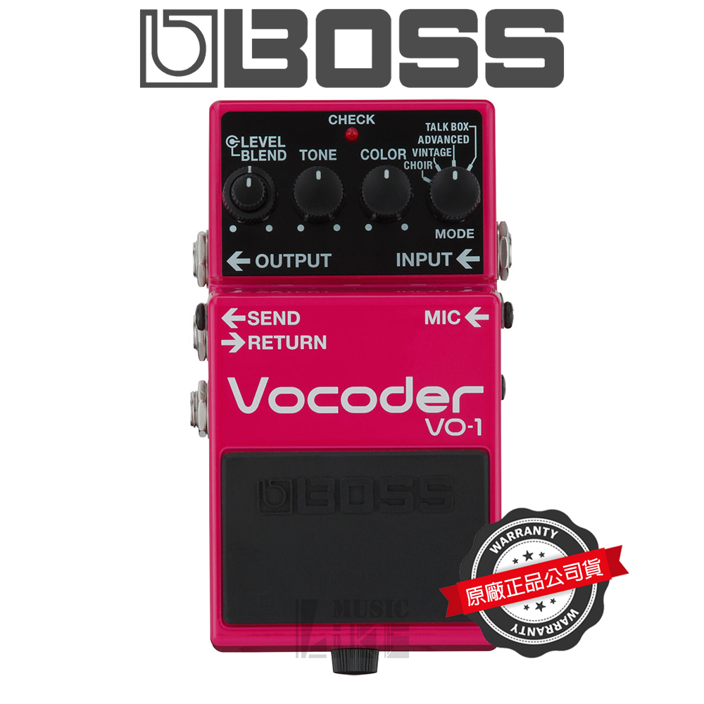 『經典單顆』BOSS VO-1 人聲 效果器 Vocoder VO1 模擬人聲 公司貨 萊可樂器 | 蝦皮購物