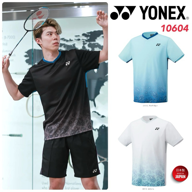 JR育樂🎖️日本同步🇯🇵日本製YONEX限量JP版運動排汗衫羽球網球白色黑色淺藍綠色型號10604 | 蝦皮購物