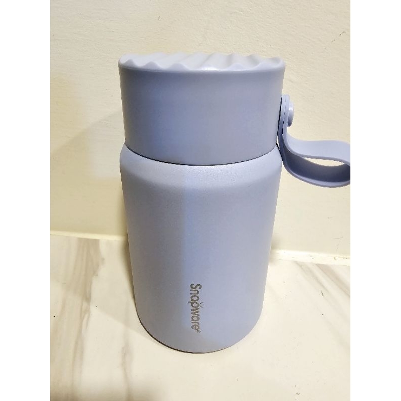 全新 康寧 Snapware 陶瓷不鏽鋼真空保冰食物罐830ml | 蝦皮購物