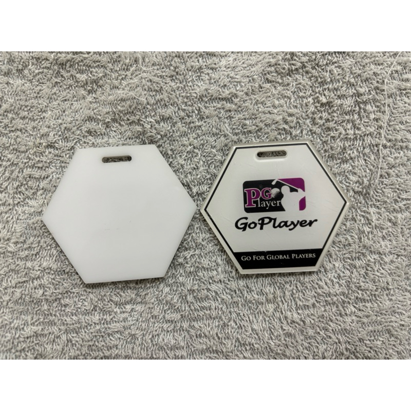 台灣現貨.高爾夫壓克力名牌.goplayer桿袋 | 蝦皮購物