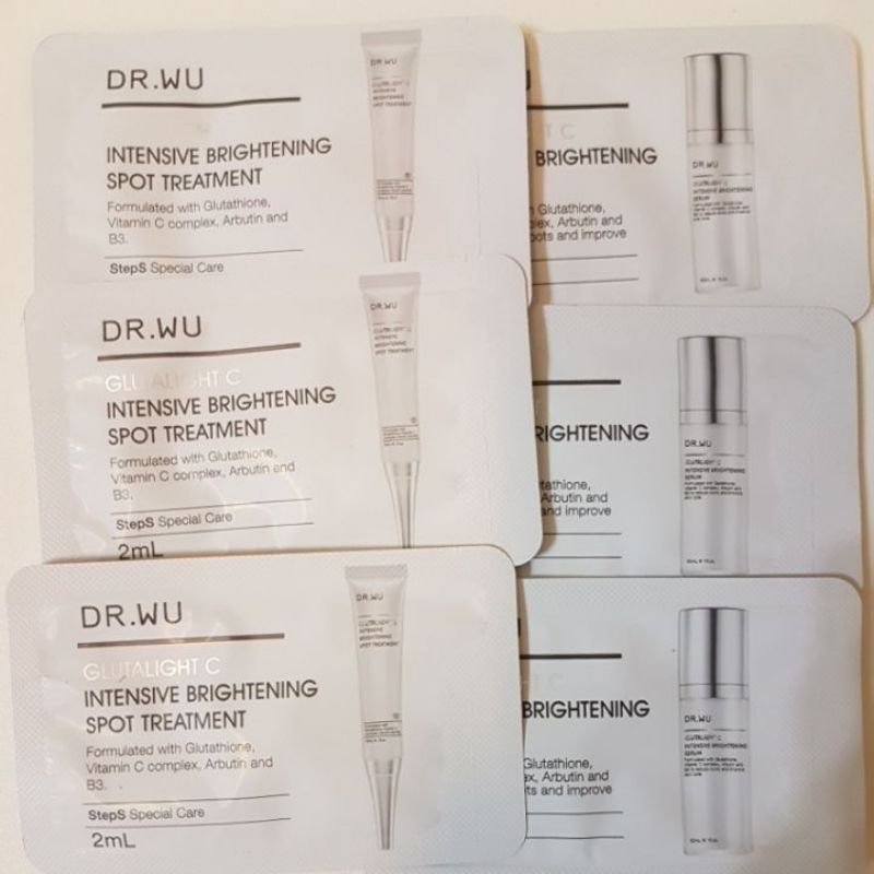 DR.WU 超微C美白精華2ml體驗包/超微C淡斑精華2ml體驗包 | 蝦皮購物