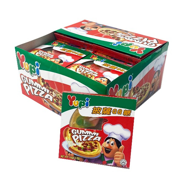 印尼 Yupi 呦皮 Pizza QQ軟糖 單個 披薩造型 14g | 蝦皮購物