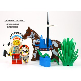 【Ninth Floor】LEGO Western 6709 樂高 西部 印地安 部落 酋長 馬匹 | 蝦皮購物