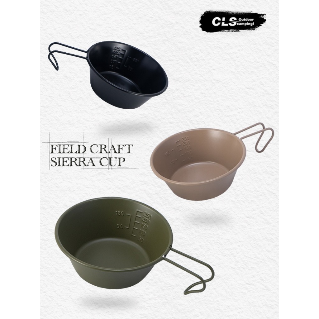 【露營幫】CLS 304 不鏽鋼雪拉碗 野炊碗 雪拉杯 戶外碗 不銹鋼碗 提耳碗 單人碗 輕量 小碗 三色 | 蝦皮購物