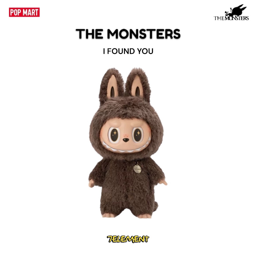 THE MONSTERS ZIMOMO I FOUND YOU 系列 搪膠臉公仔 搪膠毛絨公仔 泡泡瑪特 首領 | 蝦皮購物