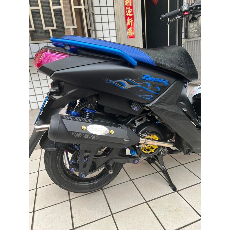 南瓜 輕量化 黑鋁合金 BWSR BR 新大B 側繞手工 黑管 白鐵管 排氣管 回壓 小直通 59 58半 59300 | 蝦皮購物