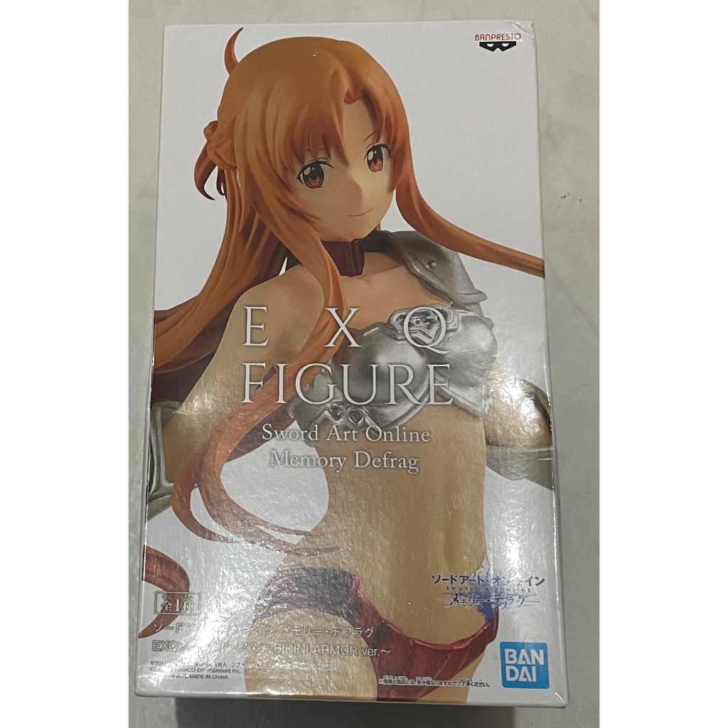 景品 EXQ SAO 刀劍神域 記憶重組 亞絲娜 比基尼 盔甲 (盒況差，介意勿下標) | 蝦皮購物