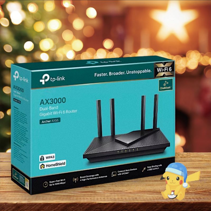 現貨 Archer AX55 全新臺灣原廠公司貨 AX3000 雙頻 Gigabit Wi-Fi 6 路由器 分享器 | 蝦皮購物