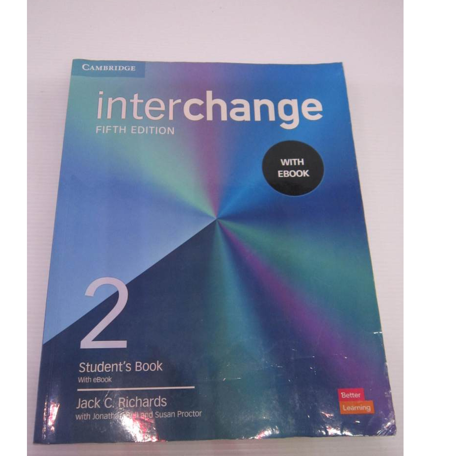 「二手書」(下載碼未開封) 5版 英文課本 Interchange 2 Student's 全冊課本 5ed 2021 | 蝦皮購物